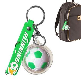 Generic Porte-cl&eacute;s de football - Petit ballon de football en acrylique, pendentif d&eacute;coratif pour sac &agrave; dos, porte-cl&eacute;s de f&ecirc;te, cadeau amusant | Accessoire po