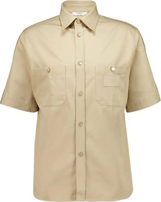 Givenchy short-sleeve cotton shirt - Nude