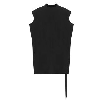 Rick Owens Homme, Tops, Noir, Taille: S Tarp T-Shirt