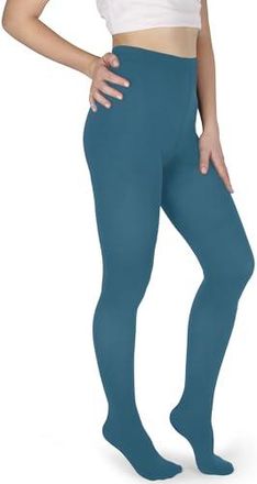 Sesto Senso Collants Femme Turquoise Opaque Lisse Microfibre 60 DEN Turquoise Fonc&eacute; 3 M P&eacute;trol