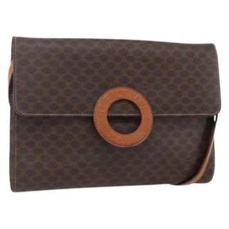 Celine Sac bandouli&egrave;re en plastique Pre-owned - Femme - Pre-owned - Brun - Taille: ONE Size