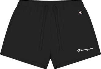 Champion Legacy American Classics Small Logo High Waist Regular Shorts, Schwarz, S Damen