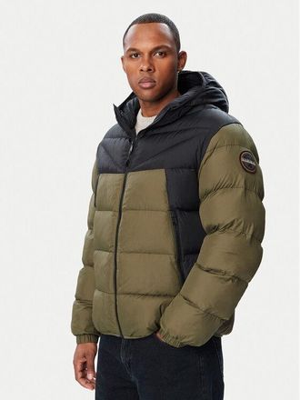 Napapijri Winterjacke A-Molveno NP0A88V2 Khakifarben Regular Fit