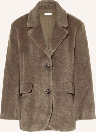 Mrs & Hugs Mrs & Hugs Kunstpelz-Jacke braun