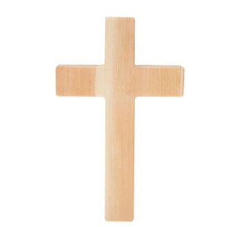 Hemobllo Kreatives Holzkreuz Wandkreuz Kompakte Religi&ouml;se Kreuzdekoration aus Robustem Holz Tisch und Wanddeko Taufgeschenk f&uuml;r Christen