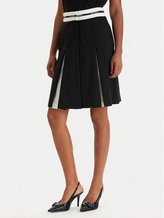 Karl Lagerfeld Minirock B1W12005 Schwarz Regular Fit