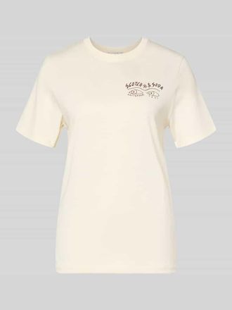 Scotch & Soda T-Shirt mit Label-Print und Rundhalsausschnitt