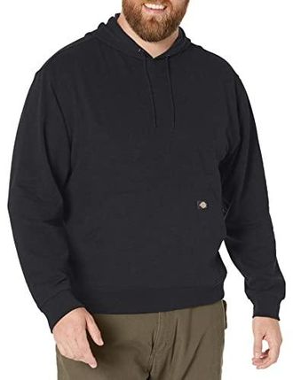 Dickies Homme, SWEAT À CAPUCHE EN POLAIRE POIDS MOYEN COUPE STANDARD, noir, 3XL