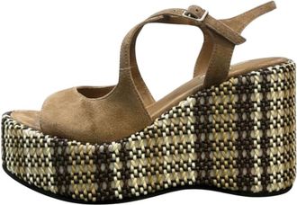 Marc Ellis Femme, Chaussures, Brun, Taille: 41 EU Sandales Plates