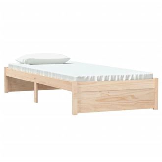 vidaXL Massivholzbett ohne Matratze 75x190 cm Vidaxl