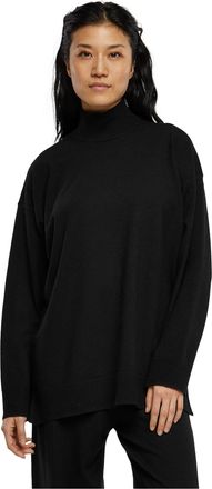 Urban Classics Damen Sweatshirt Ladies Knitted Eco Viscose Sweater Black 3XL