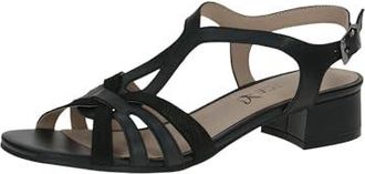 Caprice Femme Damen 9-28200-44 Sandale à Talon, Black Comb, 37.5 EU