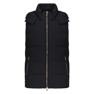 Moorer Gepolsterte Weste mit Rei&szlig;verschluss - - Jackets - Herren - Blau - M