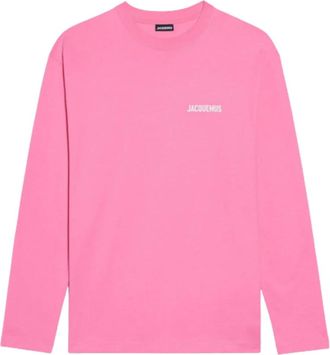 Jacquemus Homme, Tops, Rose, Taille: XS T-shirts