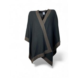 Repeat Femme, Vestes, Noir, Taille: ONE Size Poncho en cachemire
