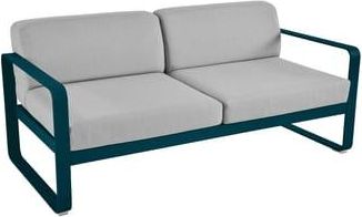 Fermob Canapé de jardin rembourré Bellevie - Gris - Tissu acrylique - Designer Pagnon & Pelhaître