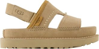 UGG Ugg, Femme, Chaussures, Beige, Taille: 38 EU Goldenstar Regenerate Sandales - Cuir - Beige