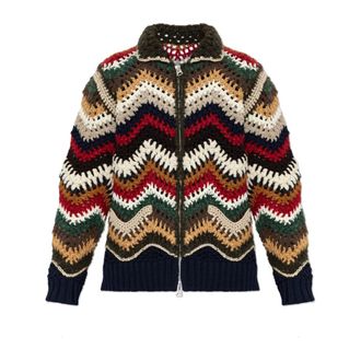 sacai Herren, Strickwaren, Mehrfarbig, LGr&ouml;&szlig;e