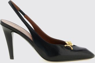 Versace Slingback-Pumps aus Lammleder mit Stilettoabsatz und Medusa-Logo