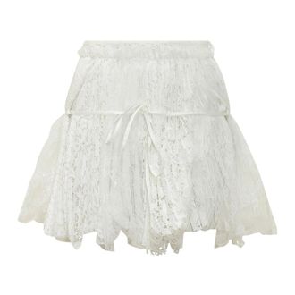 J.W.Anderson Femme, Jupes, Blanc, Taille: 36 FR Mini-jupe &agrave; Volants