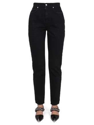 Alexander McQueen Boyfriend Cotton Jeans - Black