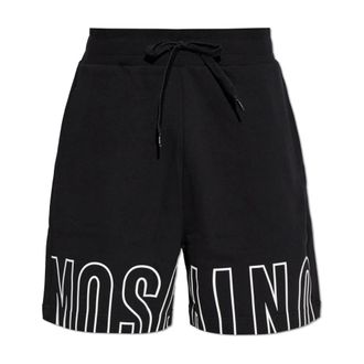 Moschino Logo-Print Shorts - - Shorts - Herren - Schwarzk - XL