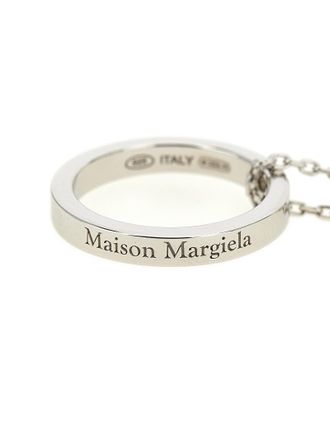 Maison Margiela Mens Silver Necklace