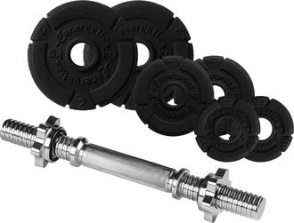ENERGETICS Kurzhantel-Set-182826 Kurzhantel-Set, Black/Black, One Size, Einheitsgr&ouml;&szlig;e