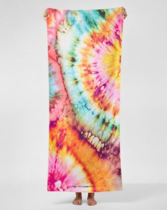 Woodsandwaves Strandtuch aus recycelter Mikrofaser - schnelltrocknend, leicht, kompakt - 180cm x 80cm - Badetuch in extra soft - Handtuch für Reisen - saugfähig, sa