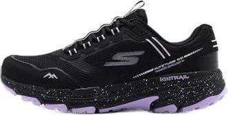 Skechers Go Run Trail Altitude 2.0 Ravine Baskets pour Femme, Black Leather Lavender Trim, 39 EU