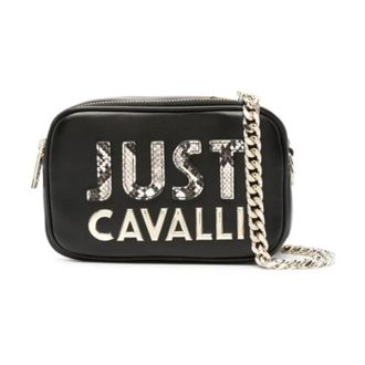 Just Cavalli Damen Cut Out Logo Sketch Tasche - - Bags - Damen - Schwarzk - ONE SIZE