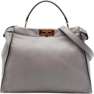 Fendi Pre-owned Peekaboo Iconic - Femme - Pre-owned - Gris - Taille: ONE Size