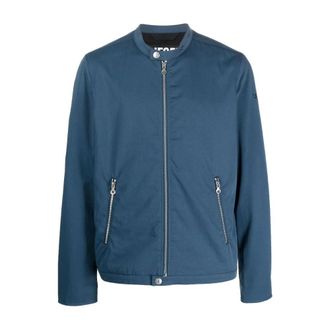 Diesel Blaue l&auml;ssige Nylonjacke - - Jackets - Herren - Blau - S