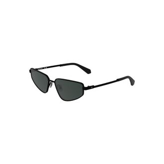 Calvin Klein CA-38311 Metal Rectangular Sunglasses - Black