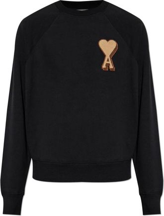Ami unisex, Sweatshirts et sweats &agrave; capuche, Noir, Taille: 2XL SweaT-shirt avec logo