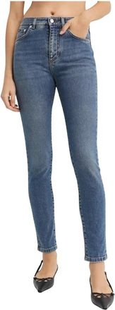 Dolce & Gabbana Femme, Jeans, Bleu, Taille: 36 FR Jean bleu à jambe fuselée