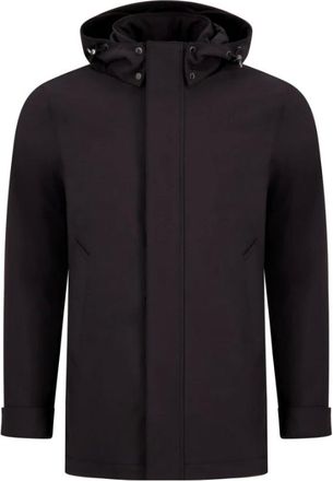 Woolrich Homme, Vestes, Noir, Taille: XL Soft Shell Barrow Mac Coat