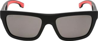 HUGO BOSS 1450/S 0003 M9 Polarisiert-Sonnenbrille f&uuml;r Herren (Matt Schwarz/Grau)