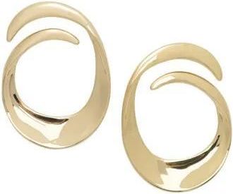 Self Portrait Ohrringe - Spiral-Design Gold Brass Earrings With Reflective - Gr. unisize - in Mehrfarbig - f&uuml;r Damen