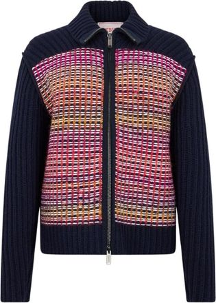Iceberg Merino-Pullover mit Rei&szlig;verschluss-Detail - - Knitwear - Damen - Mehrfarbig - S