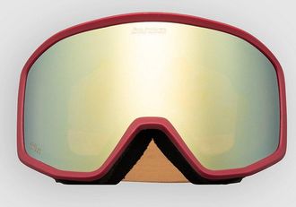 Quiksilver Harper Oxblood Red Goggle clux ml gold s3
