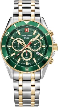 Swiss Alpine Military Sierra Chronograph - Homme - Accessoires - Vert - Taille: ONE Size