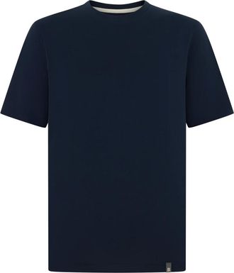 Boggi Milano Homme, Tops, Bleu, Taille: XL T-shirt piqu&eacute; B Tech haute performance avec fil S.Caf&egrave;
