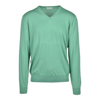 Ballantyne Pull &agrave; col en V - Homme - Pulls - Vert - Taille: 2XL