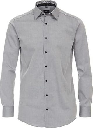 Venti Chemise daffaires unie - Coupe moderne, gris clair, 42