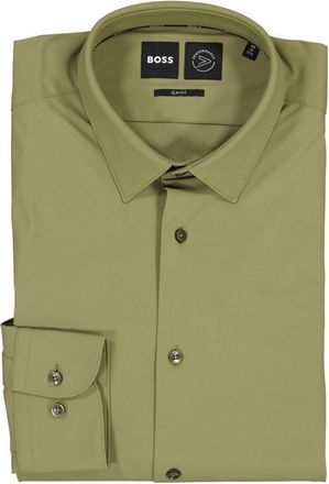 HUGO BOSS Herren Hemd grün