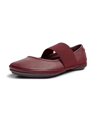 Camper Damen Right Nina 21595 Mary Jane Flat, Burgund 231, 35 EU
