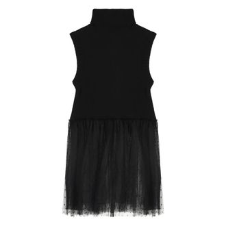 Red Valentino Femme, Pulls, Noir, Taille: 38 FR D&eacute;bardeur en dentelle tricot&eacute;e