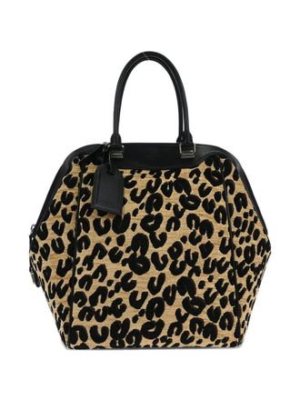 Louis Vuitton sac cabas &agrave; motif l&eacute;opard (2012) - Tons neutres