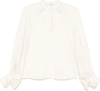 Filippa K Blouse drap&eacute;e - Femme - Blouses et Chemises - Blanc - Taille: 42 FR